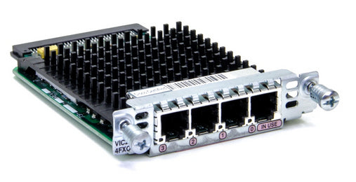 Cisco VIC2-4FXO | 4-port FXO voice interface card (VIC2), RJ-11 analog ...